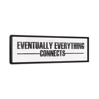 iCanvas "Eventually Everything Connects" by Jaxn Blvd. Framed - Bed Bath & Beyond - 37041853